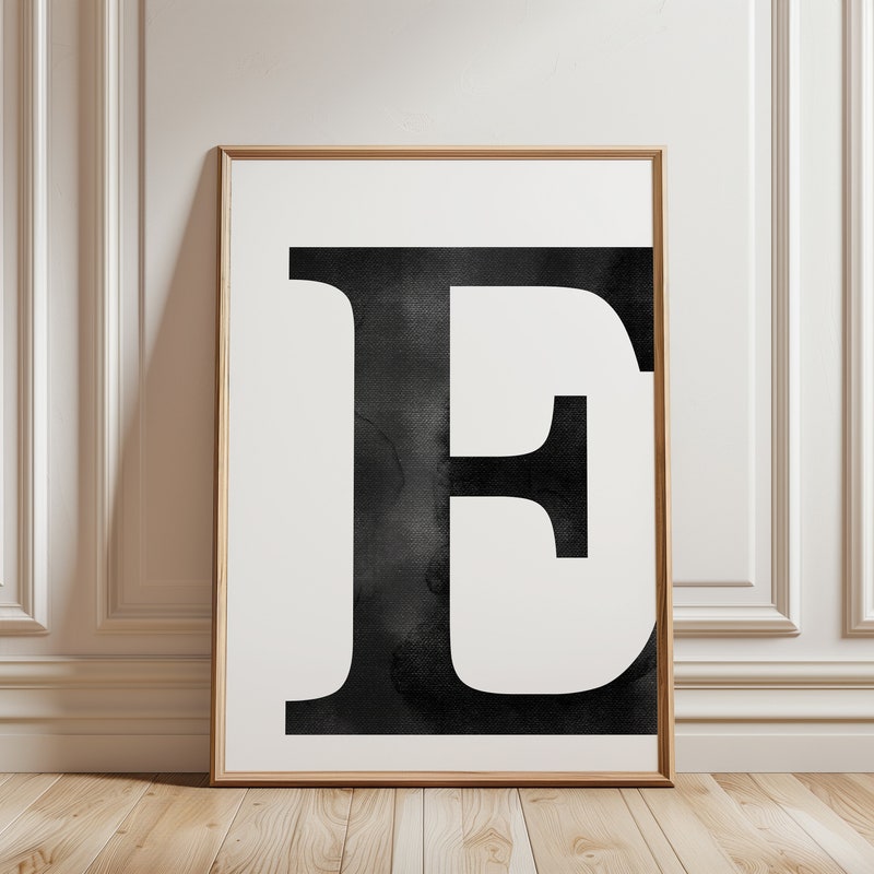 Letter E Wall Art - Etsy