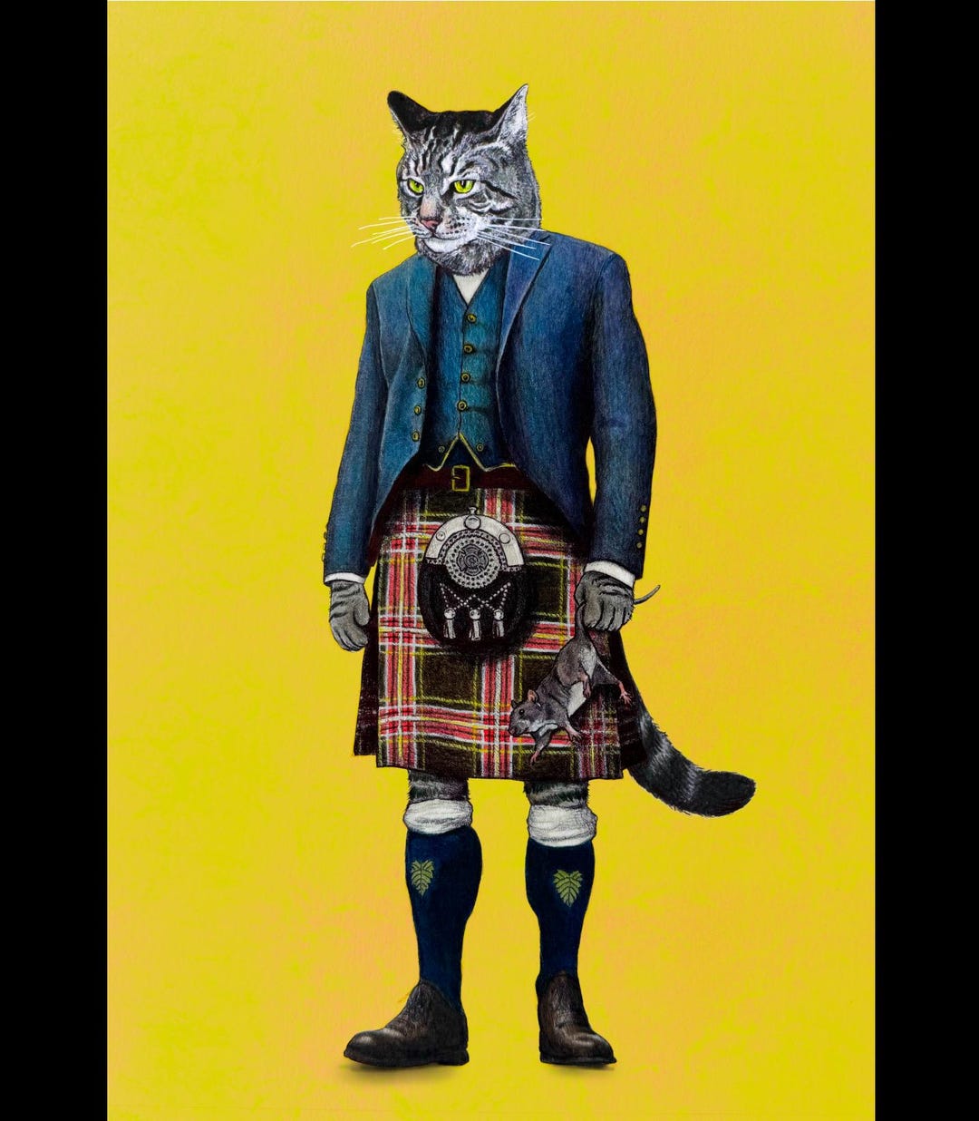 Mac Meow - Giclée. FINE ART PRINT - Etsy