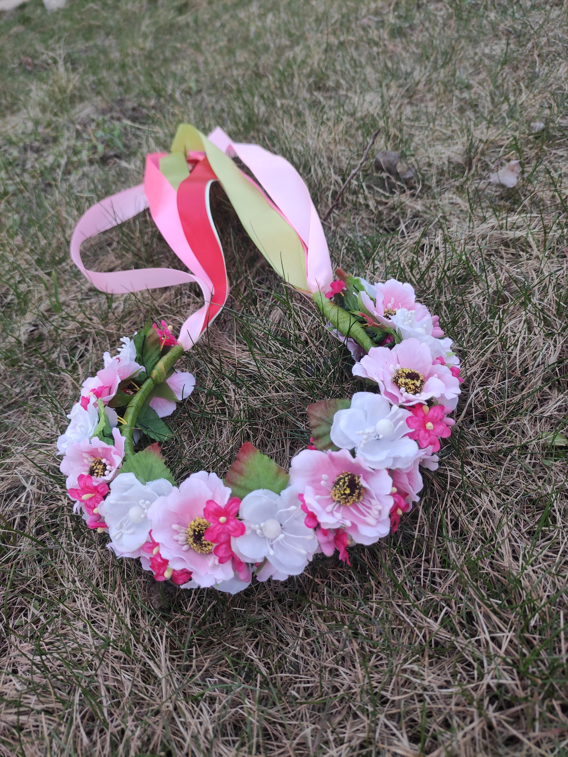 Ukrainian Flower Crown, Ukrainian Style, Girl Wreath of Flowers ...