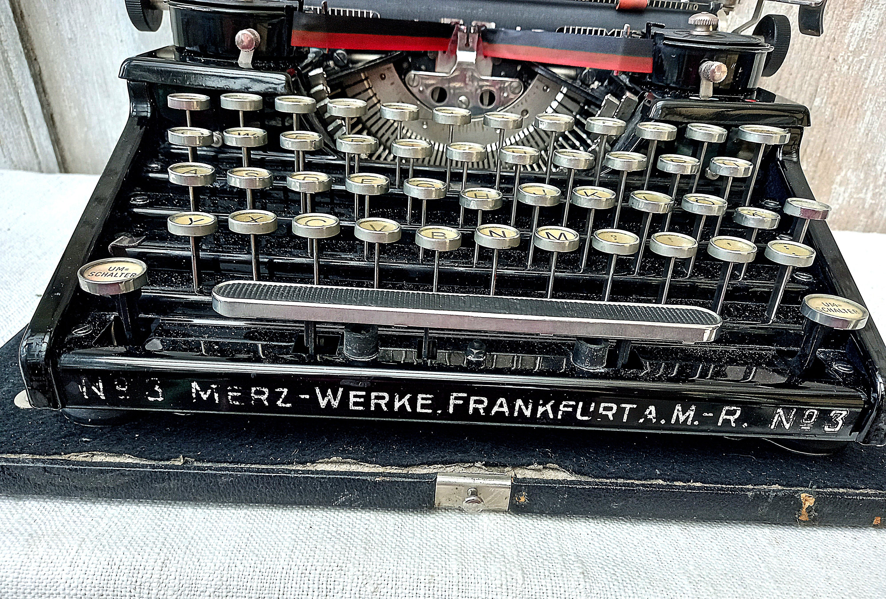 Rare Typewriter MERZ No. 3, 1930, Antique Typewriter for Collectors ...