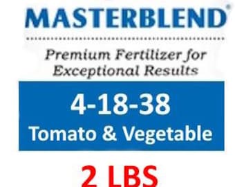 Masterblend 4-18-38 Tomato & Vegetable Fertilizer COMBO KIT 2.5 Lb - Etsy