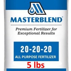 MASTERBLEND ® All Purpose 20-20-20 Single Step Fertilizer SHIPS FREE - Etsy