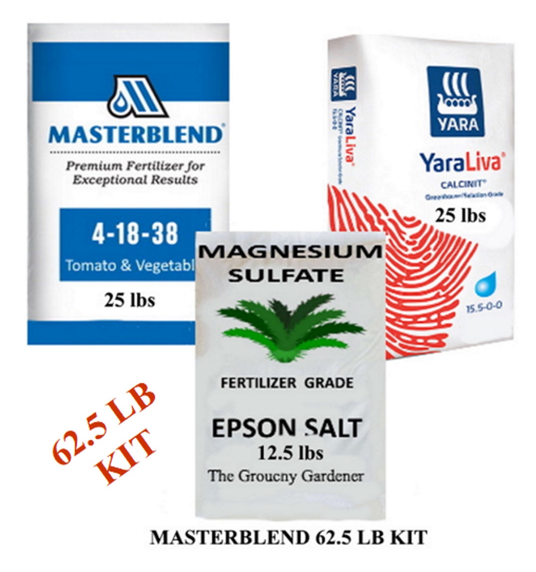 Masterblend 4-18-38 (62-1/2 Lbs) Large Hydroponic Fertilizer Kit. FREE ...