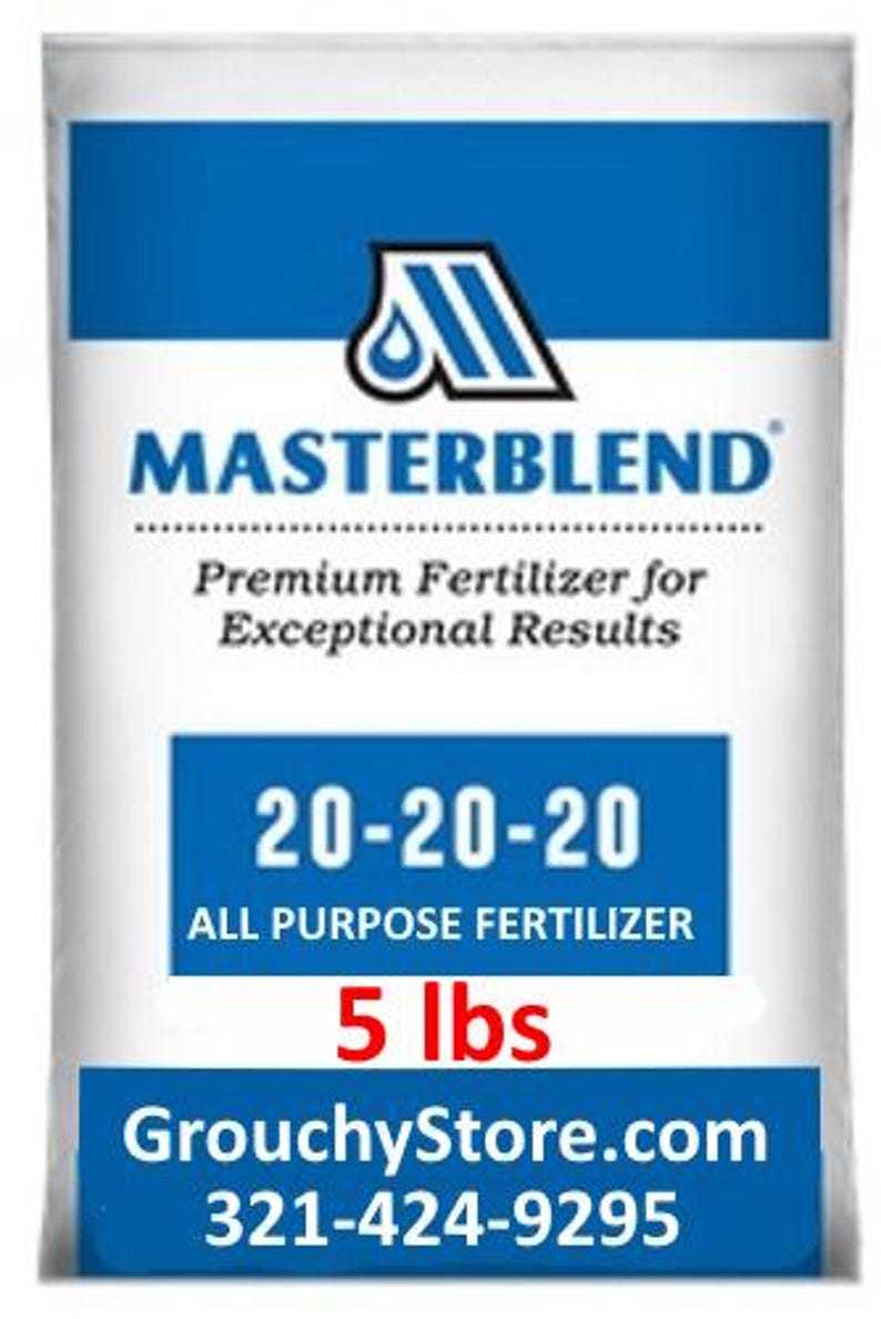 MASTERBLEND ® All Purpose 20-20-20 Single Step Fertilizer SHIPS FREE - Etsy