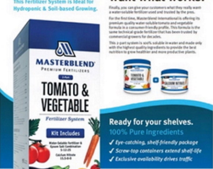 Masterblend 4-18-38 Tomato & Vegetable Fertilizer COMBO KIT - 2.5 Lb - Etsy