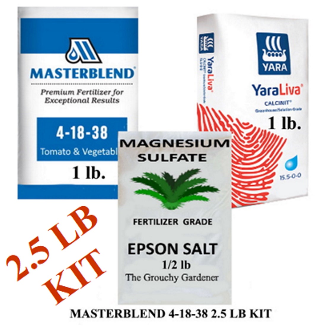 Masterblend 4-18--38 (2.5 Lb) Large Hydroponic Fertilizer Kit. FREE ...