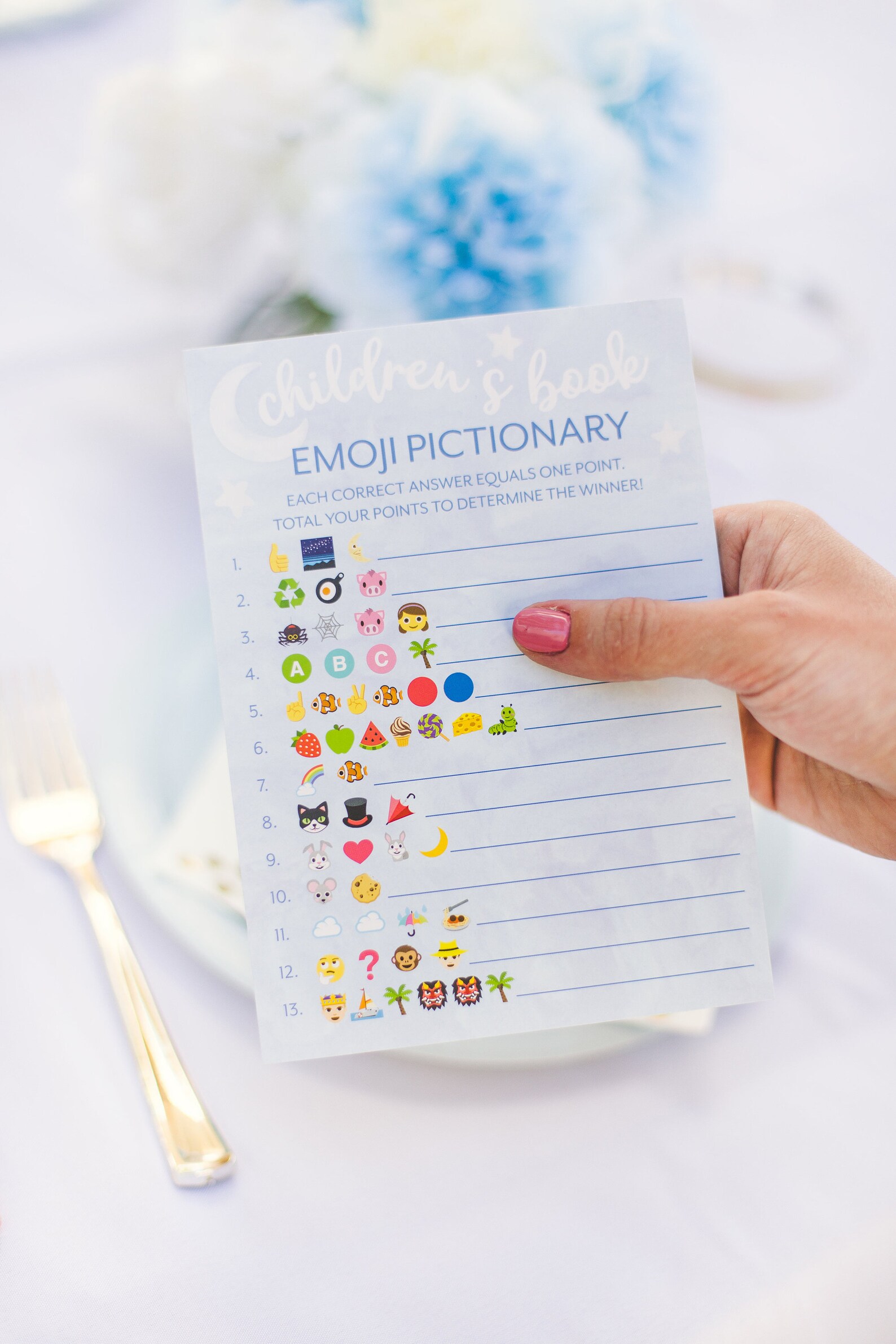 Blue Twinkle, Twinkle Little Star Children's Book Emoji Pictionary ...