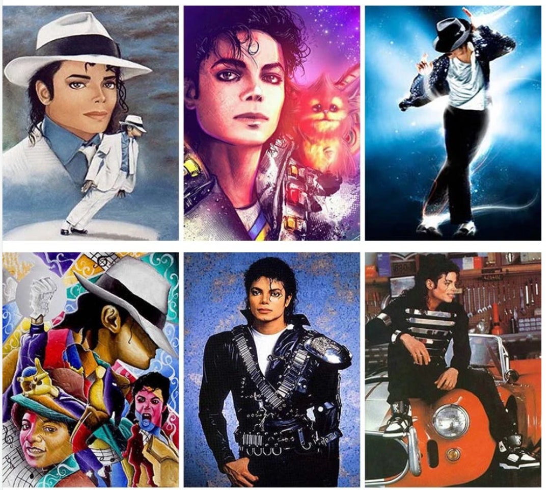Star Diamond Painting Michael Jackson Diamond Dotz Puzzle - Etsy