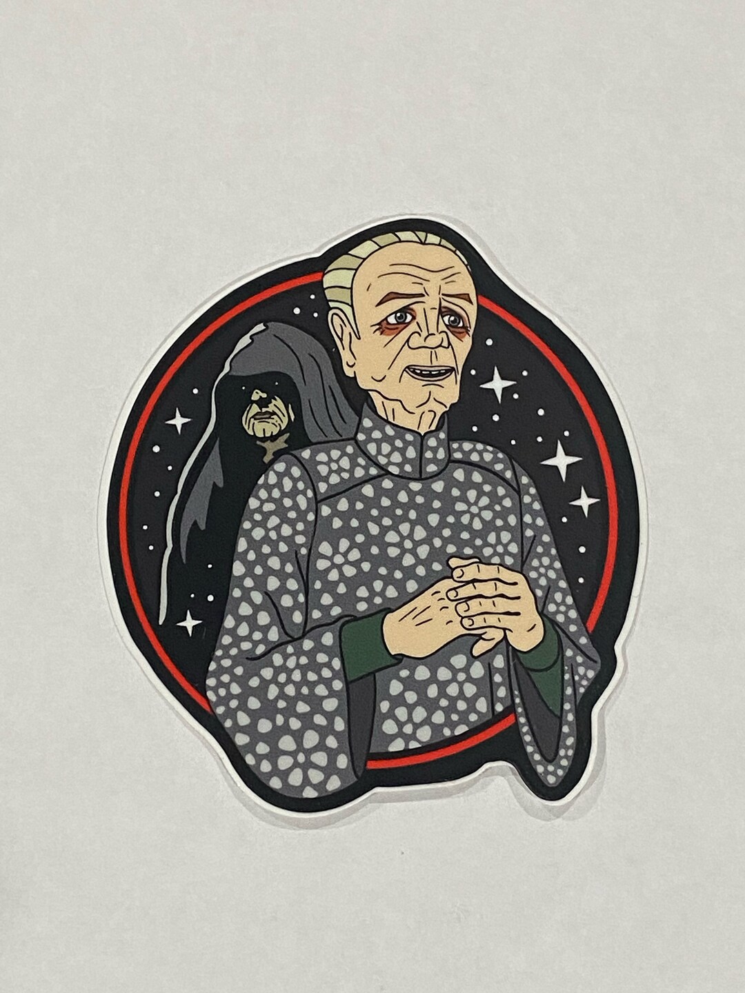 Star Wars Emperor Palpatine Sticker by #rebelartempire - Etsy