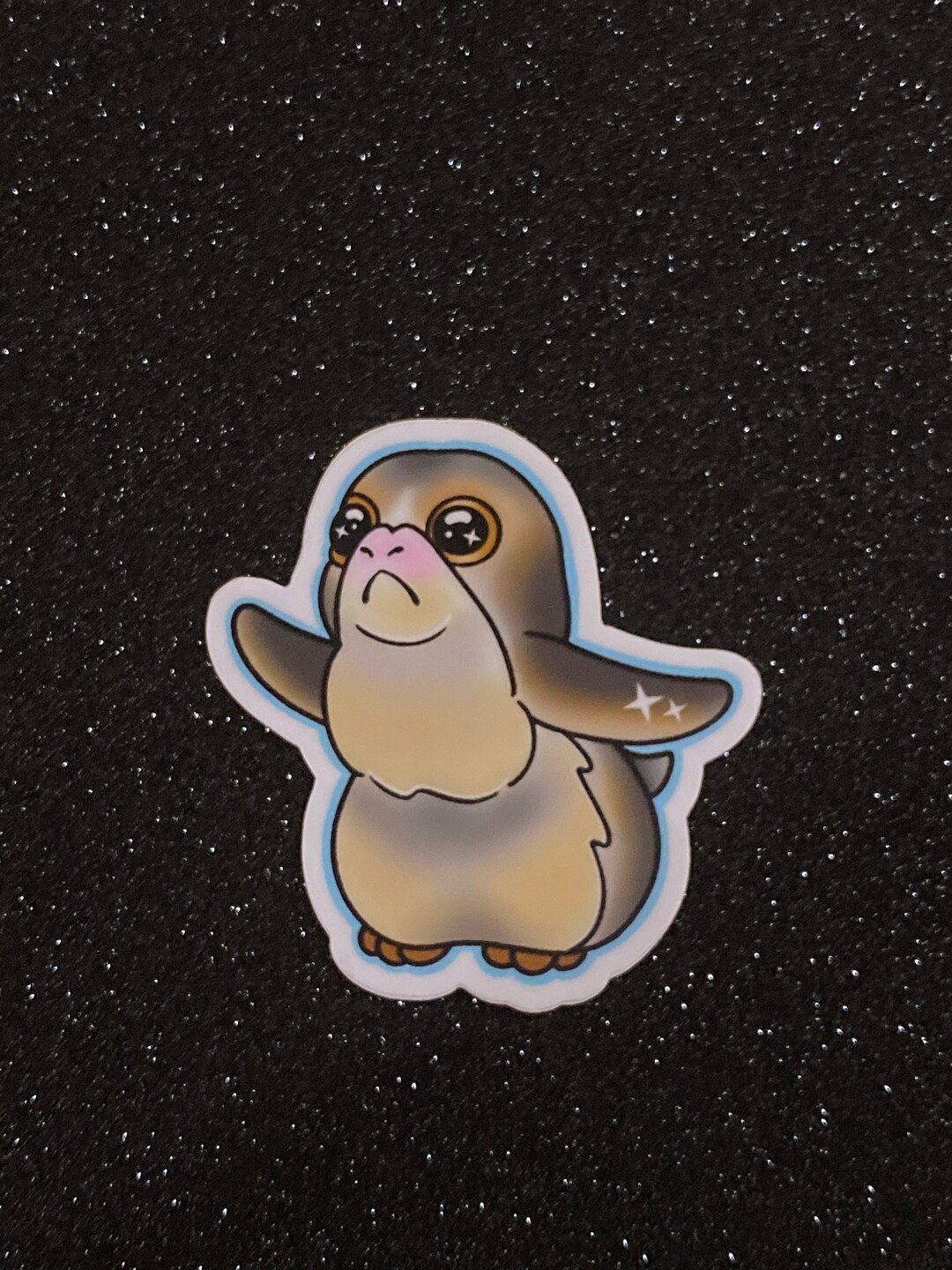 Porg Cutie Fanart Vinyl Sticker by Rebel Art Empire - Etsy