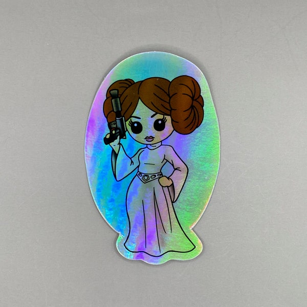 Princess Leia Sticker - Etsy