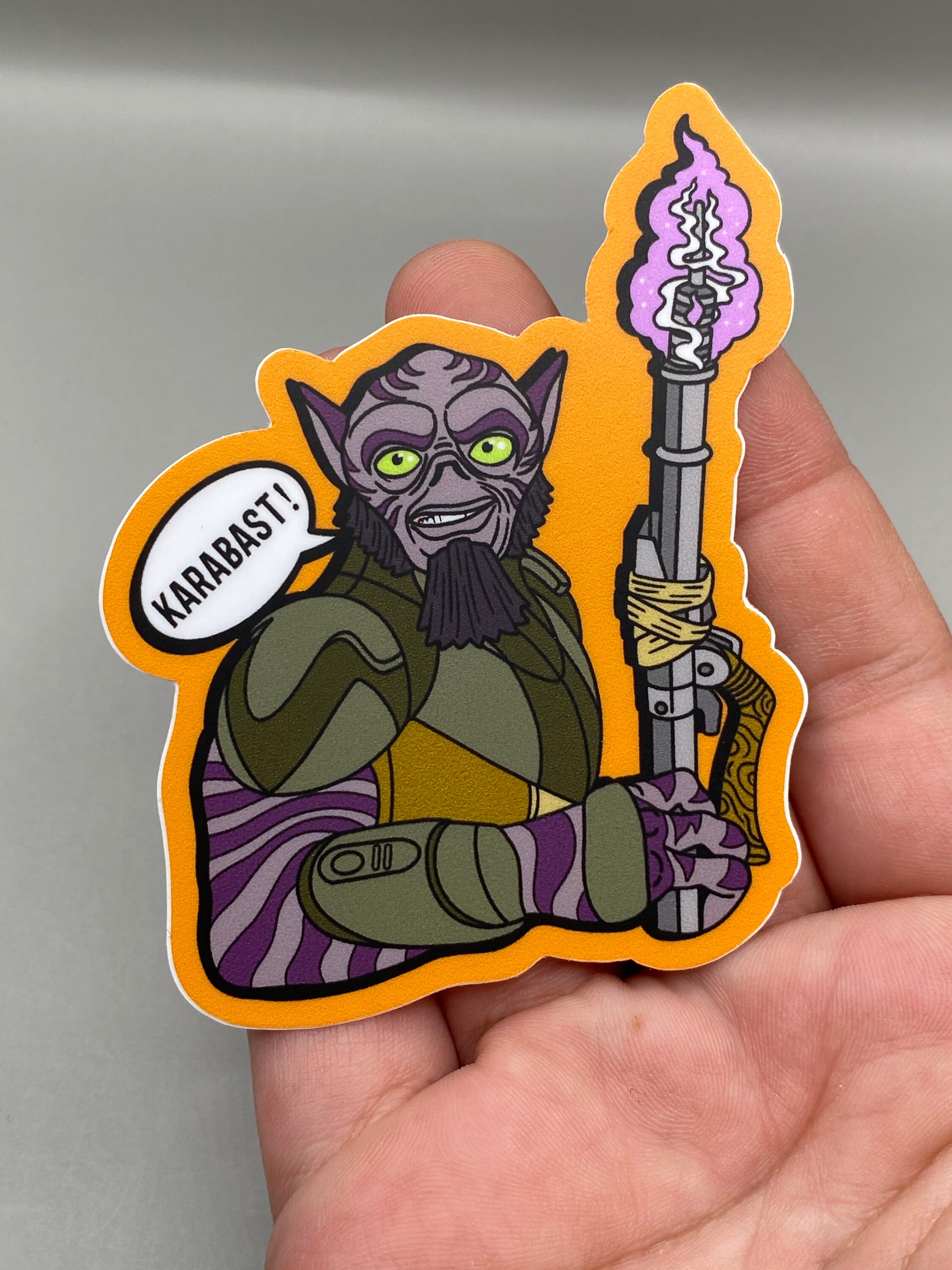 Zeb Karabast Sticker by rebelartempire - Etsy