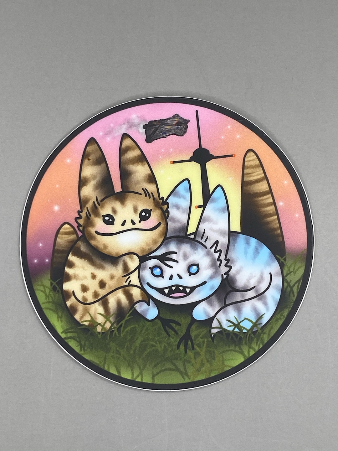 Loth Cats 3 Inch Sticker by Rebel Art Empire - Etsy