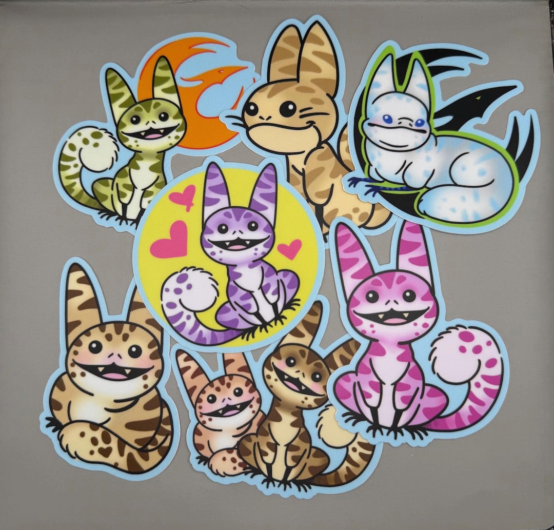 Loth Cat Sticker Pack - - Rebel Art Empire Sticker Pack - Etsy