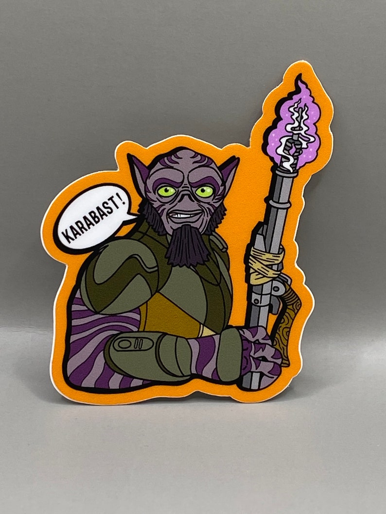 Zeb Karabast Sticker by #rebelartempire - Etsy