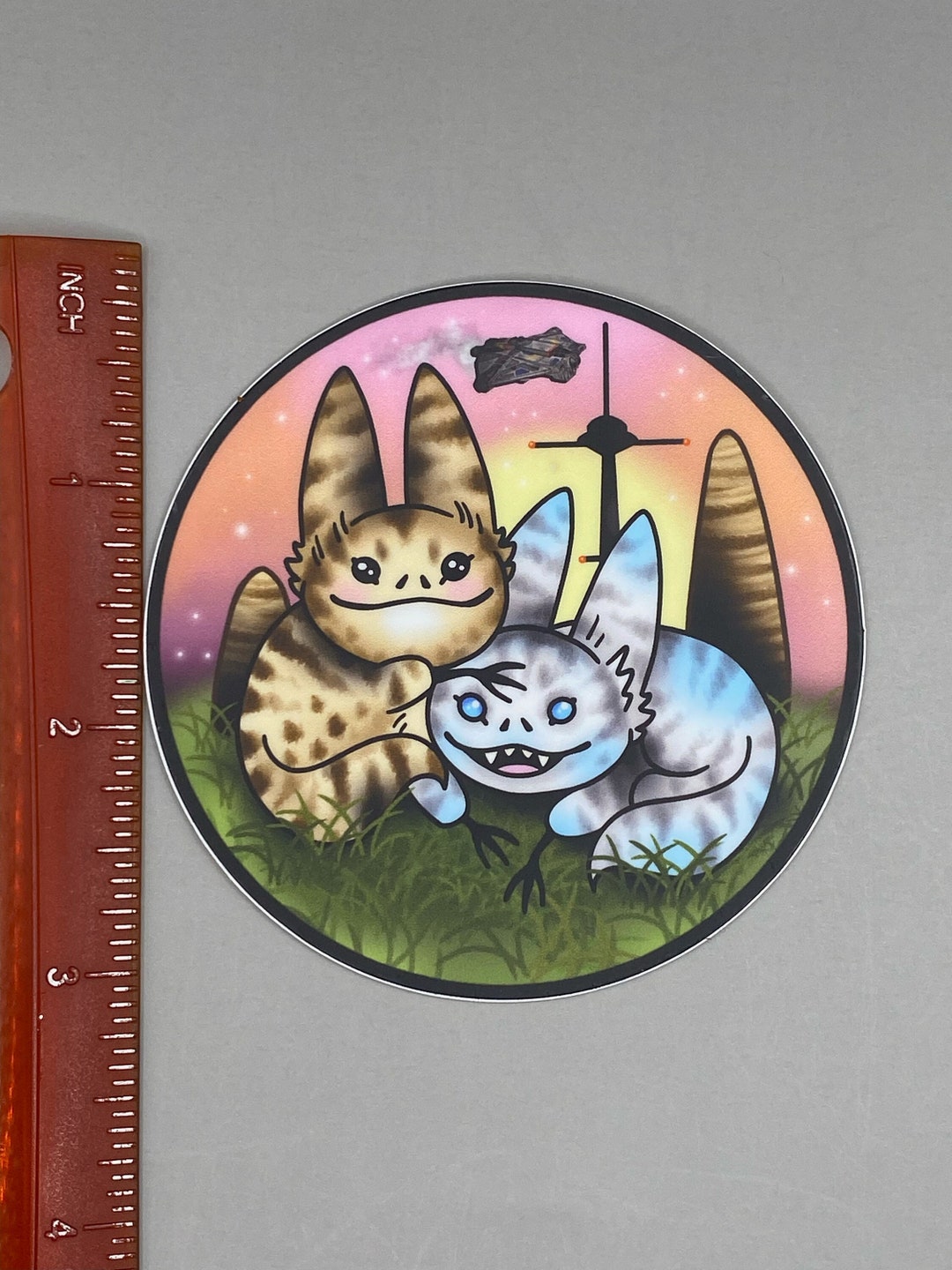 Loth Cats 3 Inch Sticker by Rebel Art Empire - Etsy