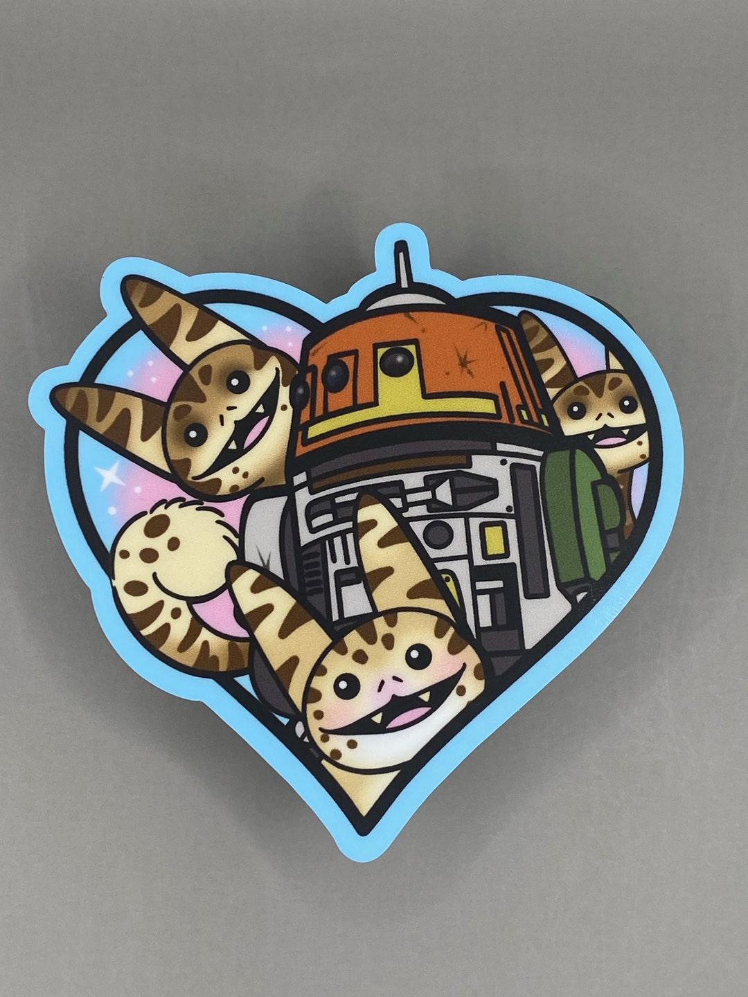 Chopper Loth Cat Party Sticker - Etsy
