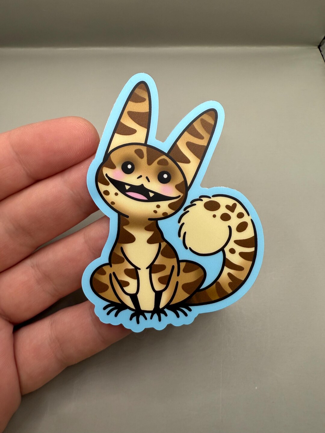 Lil’ Brown Loth Cat - Kisscut - Sticker - Etsy