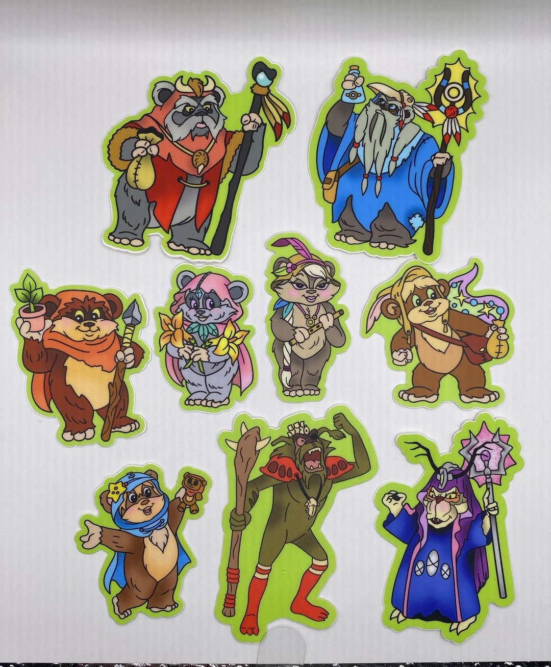 Ewok Cartoon Inspired Stickers Wave #1 - Etsy