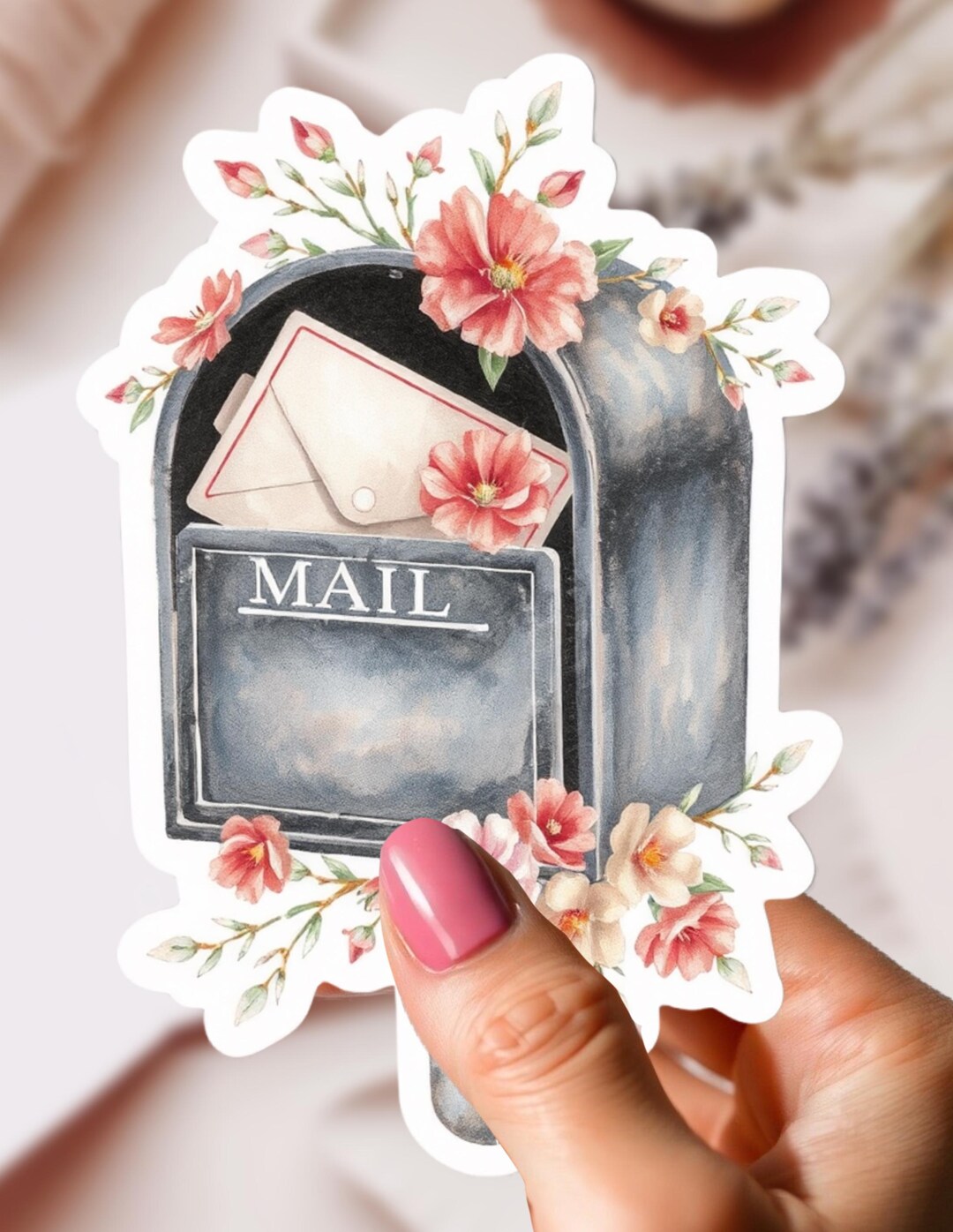 Mail Box Sticker Waterproof Vinyl Sticker | Journal Cover Sticker ...