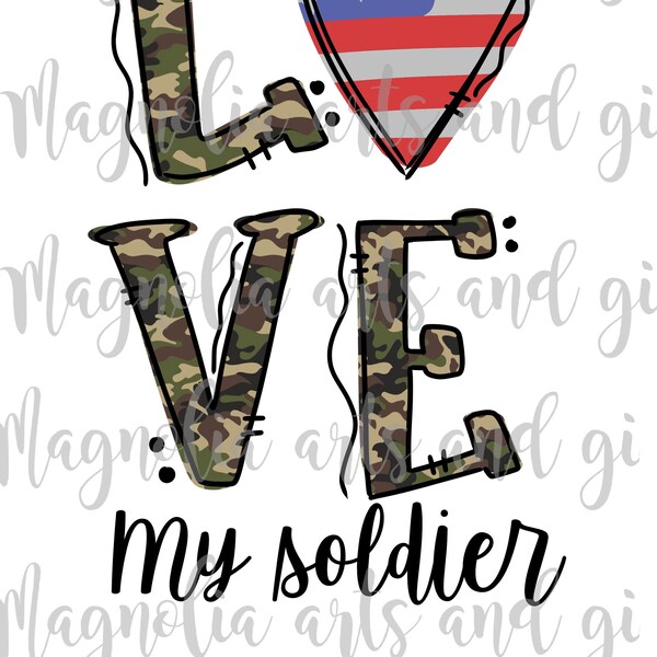 Love My Soldier - Etsy