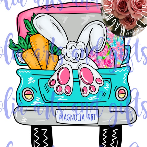 Easter Truck Svg - Etsy