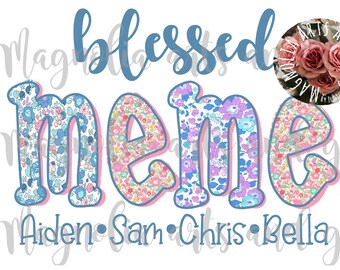 Blessed Meme Sublimation Design, Printable Png, Digital Download ...