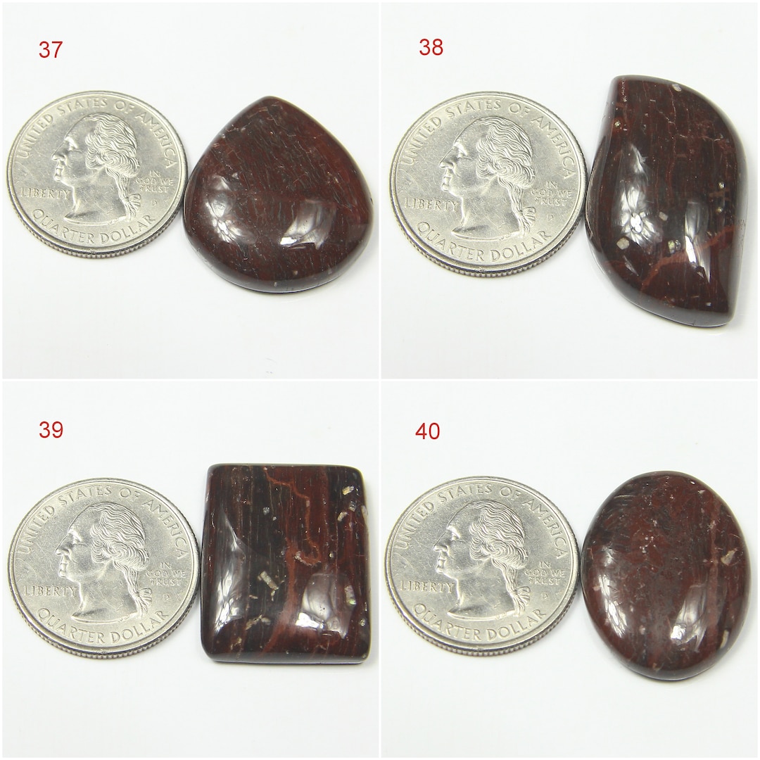 Natural Red Spot Jasper Stone, Jasper Gemstone, Cabochon for Jewelry ...