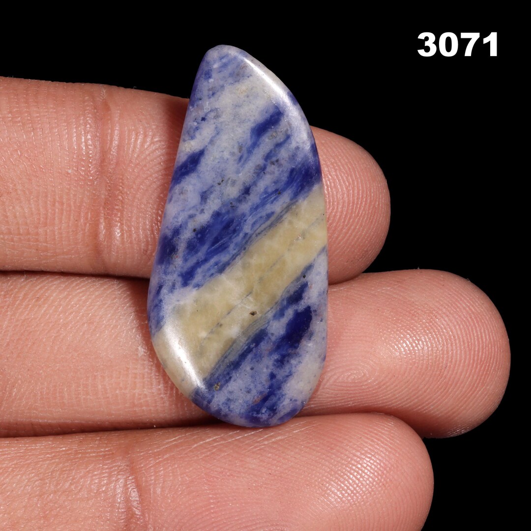 Hand Polished Sodalite Gemstone, Sodalite Gemstone, Cabochon for ...