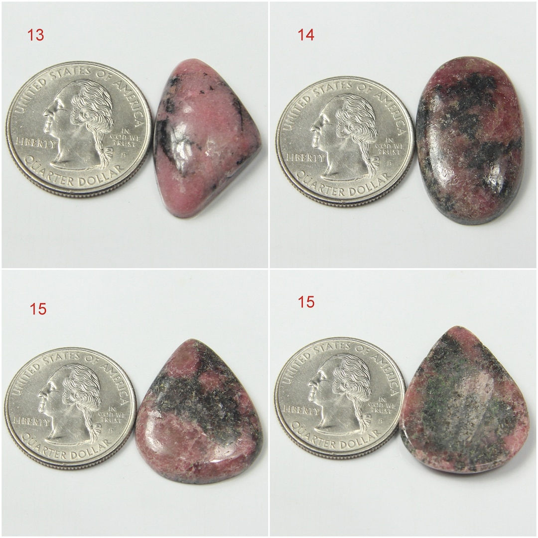 Natural Rhodolite Gemstone - Rhodolite Stone - Cabochon for Jewelry ...