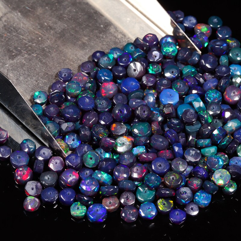 Faceted Opal Beads - Etsy