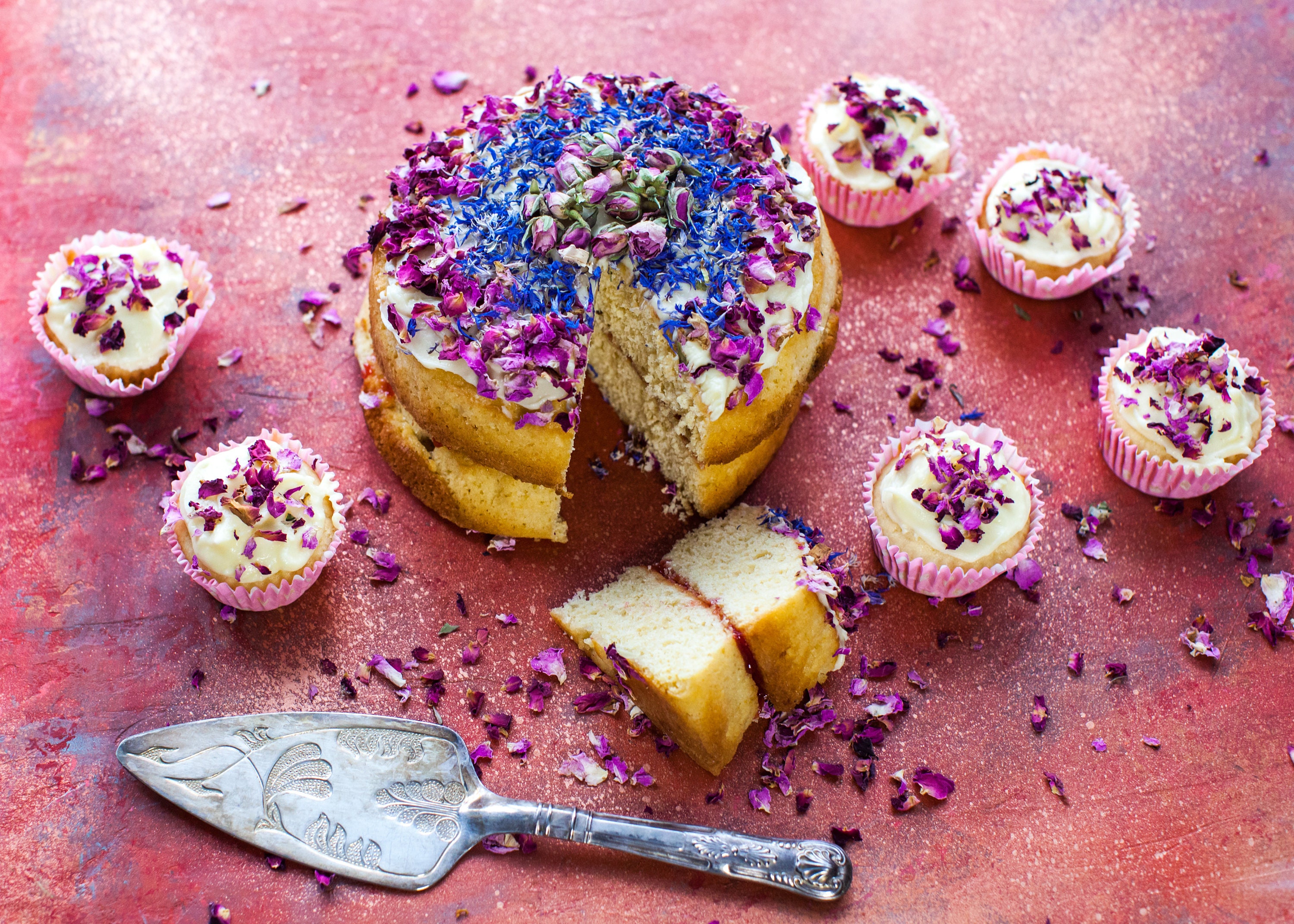 Edible Blue Cornflower Petals Food Grade Flowers/bake With | Etsy