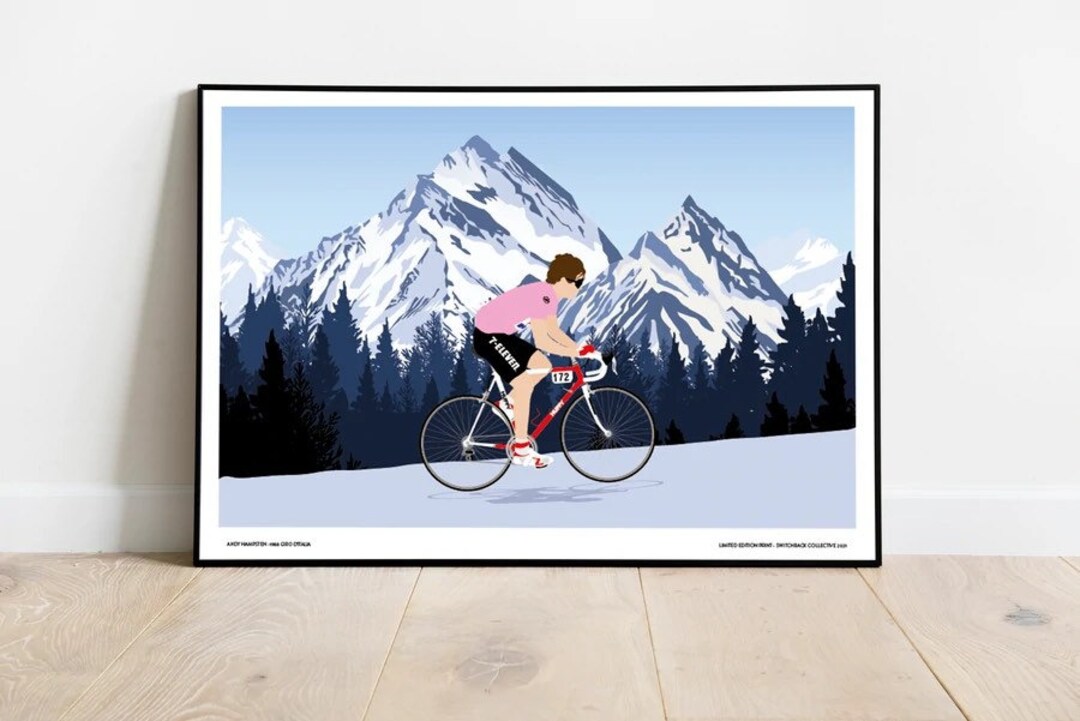 Andy Hampsten - the Ascent - Giro D’italia 1988 - Limited Edition Print ...