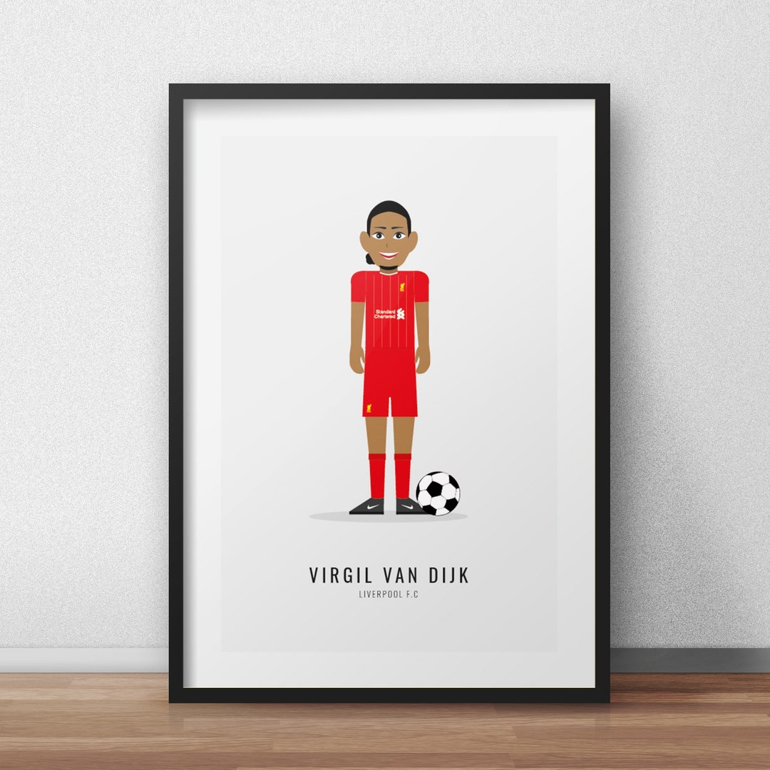 Liverpool FC Player Prints - Liverpool Personalised Gift - Etsy
