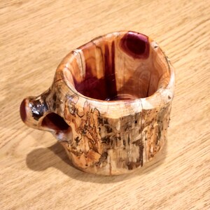 Handmade Decorative Cedar Wooden Cup – Rustic, One-of-a-kind Wood Art ...