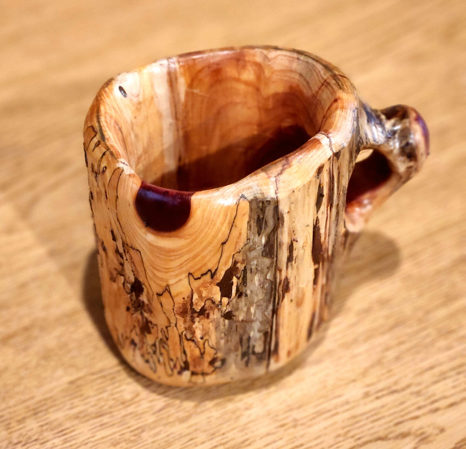 Handmade Decorative Cedar Wooden Cup – Rustic, One-of-a-kind Wood Art ...