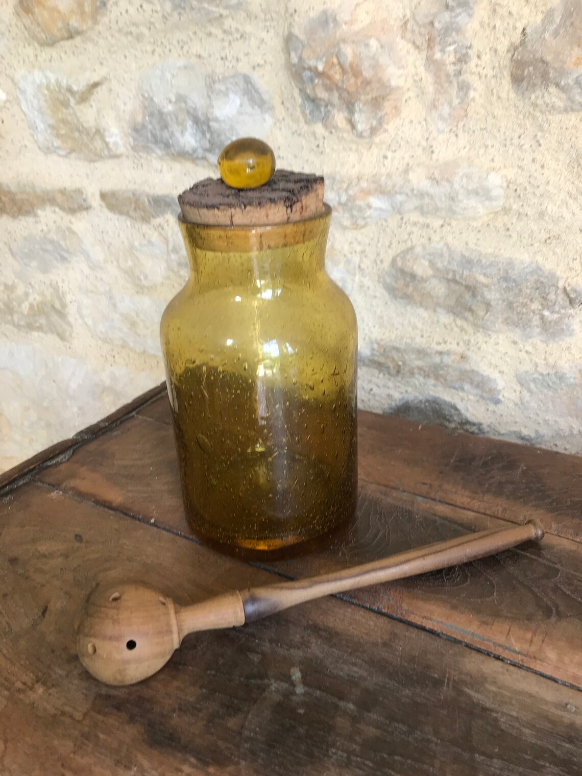 Hand Blown Vintage Glass Pickle Jar - Etsy