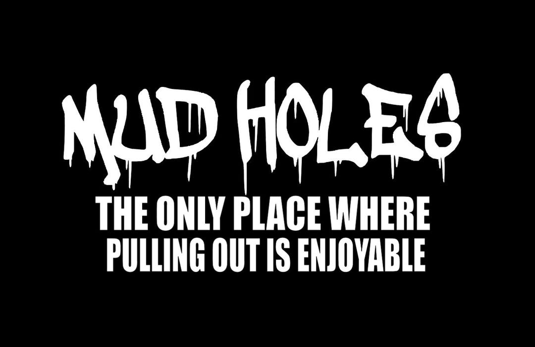 Mud Holes Decal - Etsy