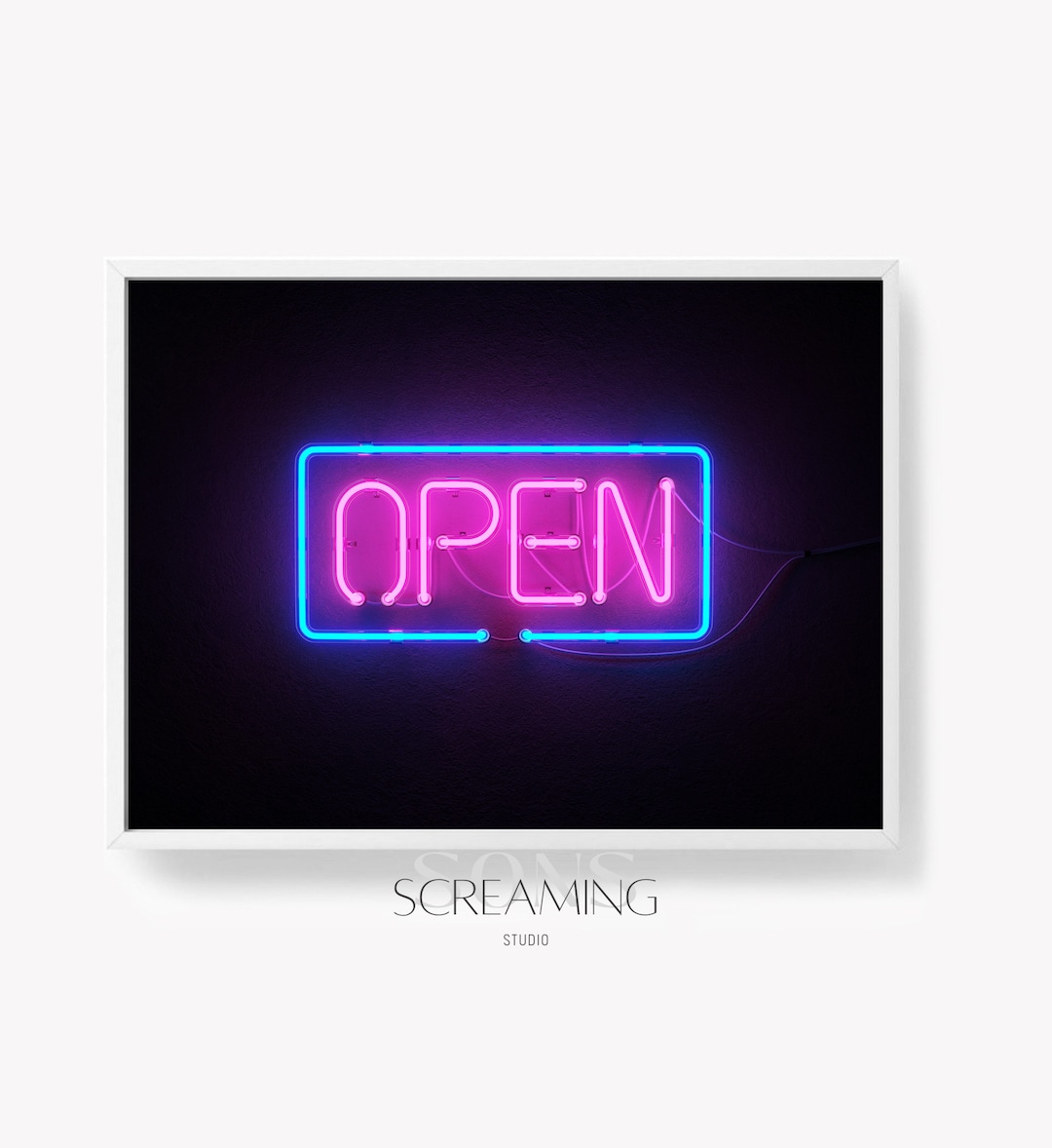 Neon Open Sign - Etsy