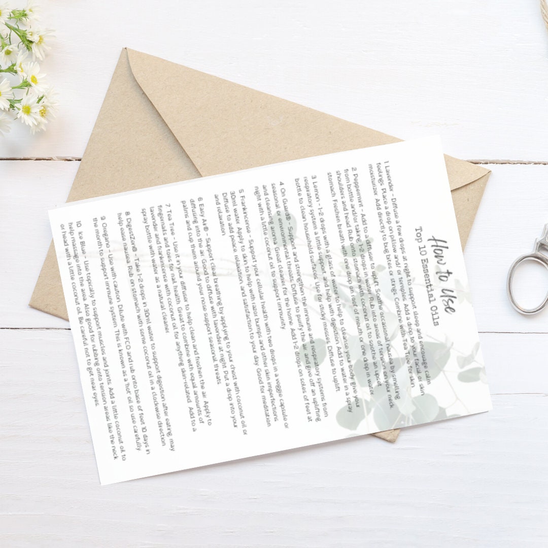 Doterra Host Pack FULLY EDITABLE Canva Template Invite to Essential Oil ...