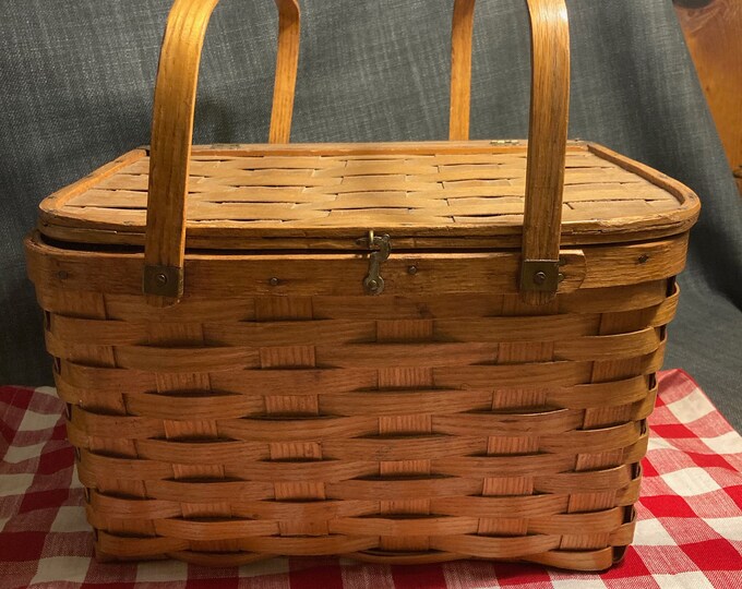 Vintage West Rindge Picinic Basket Made in NH - Etsy