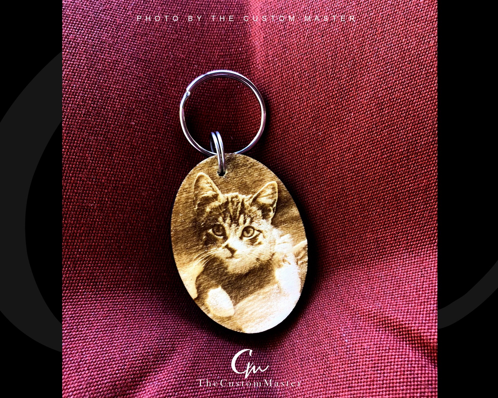 Custom Keychain Engraved Photo Keychain Picture Keychain | Etsy