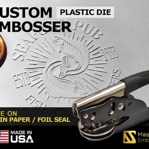 Custom Embosser / Monogram Embosser / Personalized Embosser / Address Embosser / Wedding ...