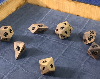 Handmade Rustic Dice Black Walnut 3/4 19mm - Etsy