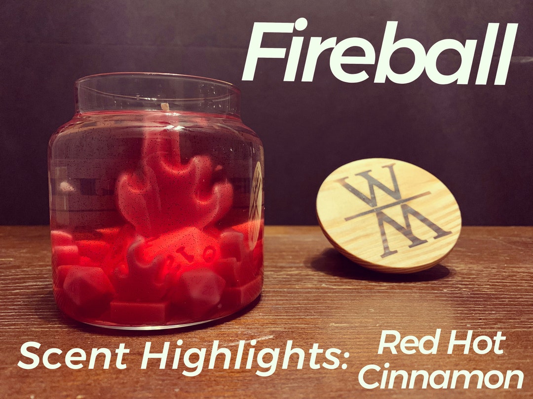Fireball Candle: Fantasy Adventure Candle. 11, 17, or 25 Oz TTRPG ...