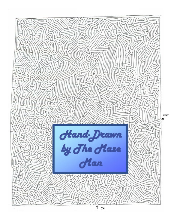 Epic Hidden Picture Maze | Etsy