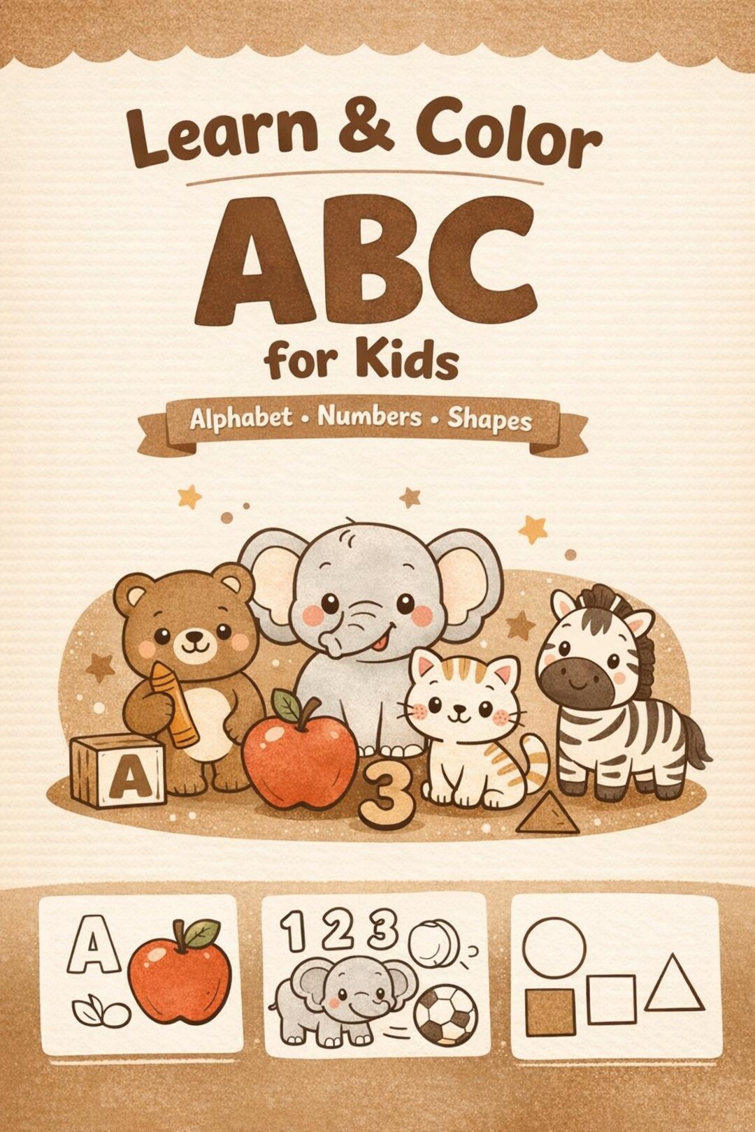 ABC Coloring Book for Kids | Alphabet Tracing Worksheets (PDF Download ...