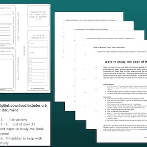 Book of Mormon Study Ideas, 35 Ways to Study the Book of Mormon, LDS ...