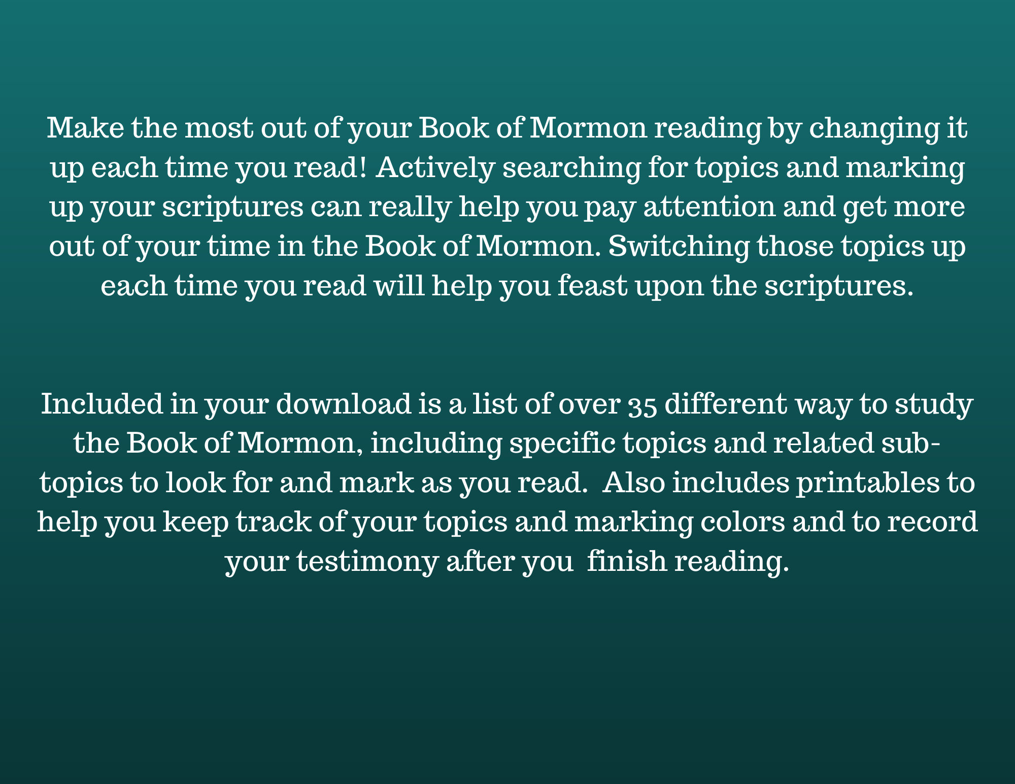 Book of Mormon Study Ideas, 35 Ways to Study the Book of Mormon, LDS ...