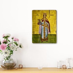 Saint Theodora Empress of Byzantium Icon, SMALL 10x14cm-3.94x5.51in ...
